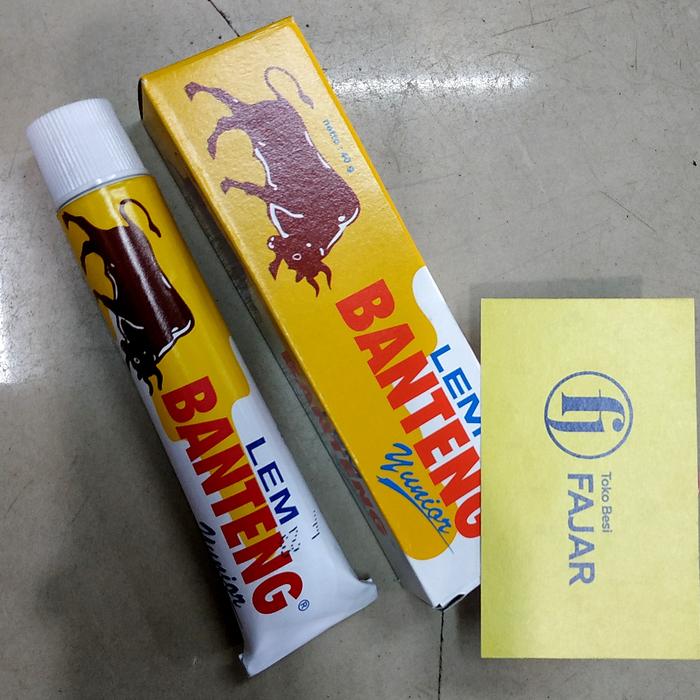 Jual Lem banteng odol tube lem kambing untuk kulit karet kayu plastik ...