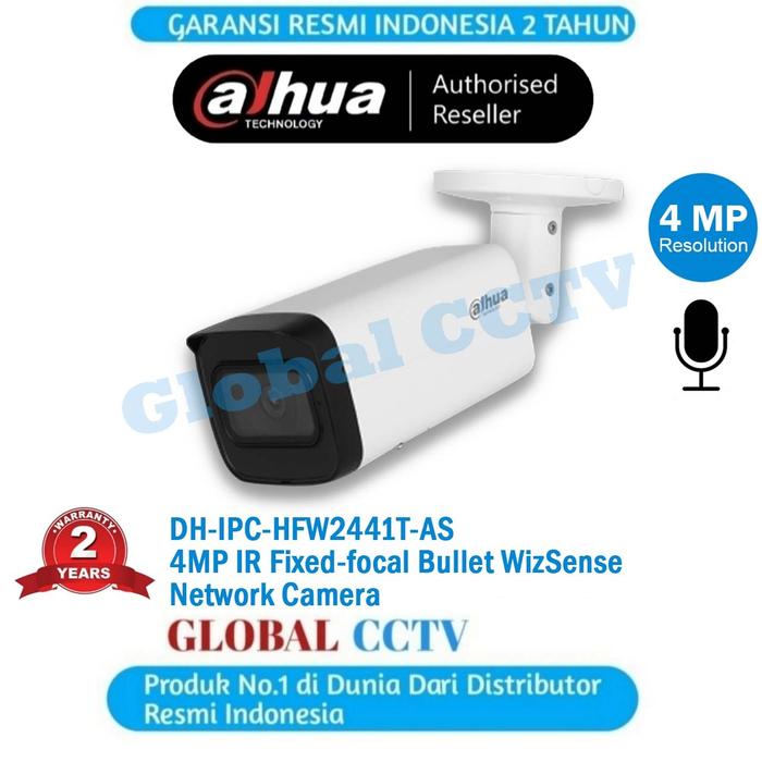 Jual DAHUA HFW2441T-AS 4MP IR Fixed-focal Bullet WizSense Network Camera - Jakarta Pusat ...