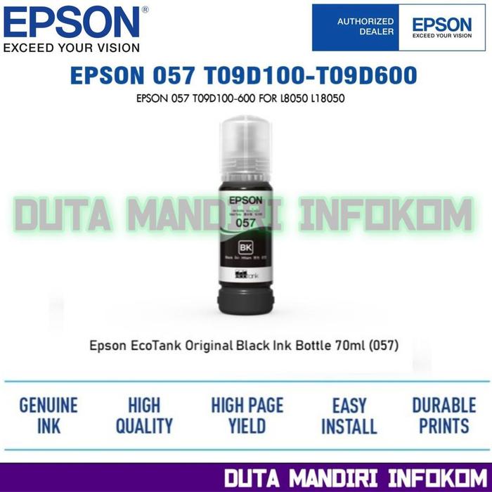 Jual Tinta Epson 057 - for Epson Photo L8050 L18050 Original T09D ...