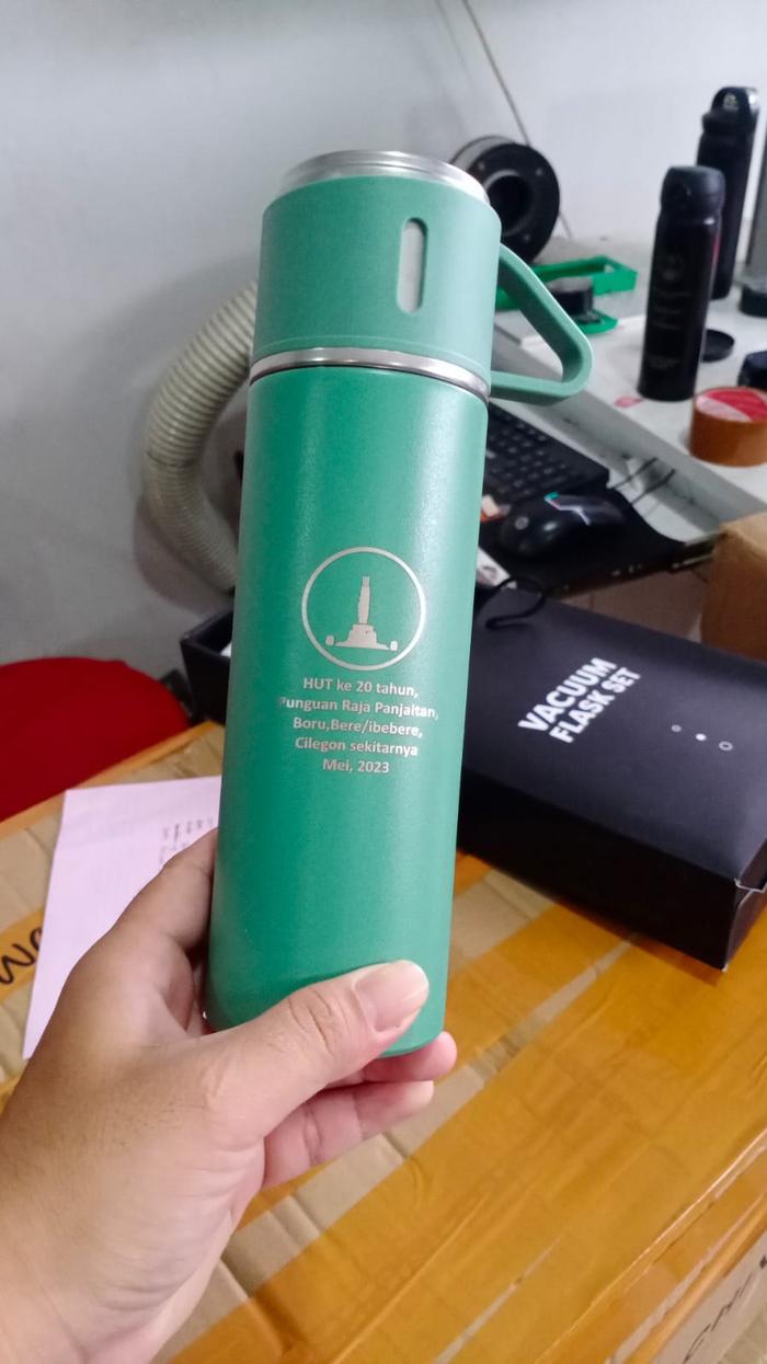 Jual Termos Sultan Vacuum Flask Set Botol Minum Cangkir Premium 500ml ...