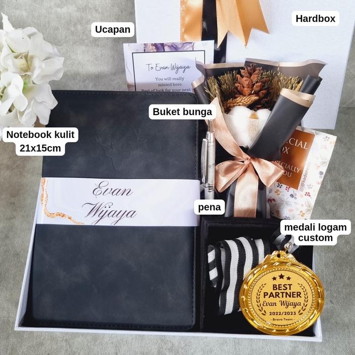 Jual Hampers Farewell / Kado Perpisahan Hadiah Kantor - Premium Fullset ...