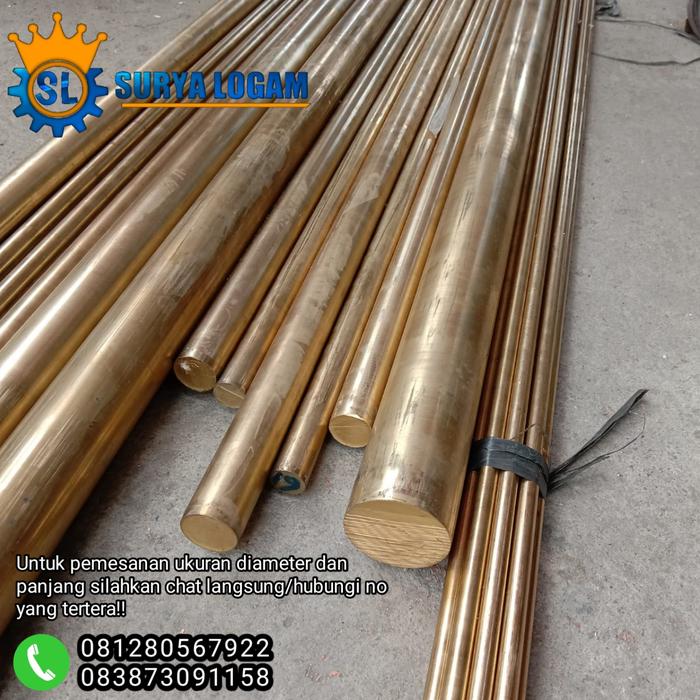 Jual As kuningan diameter 10 mm Brass round bar Rod assental - Jakarta ...