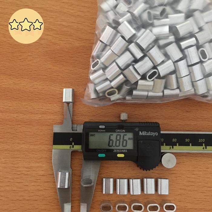 Jual 3MM 3 MM CRIMP SKUN FERRULE FELOR PELOR SLING SELING WIRE ROPE ALU - Jakarta Utara ...