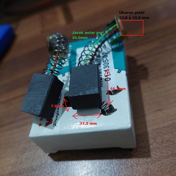 Jual WIPRO CARBON BRUSH BOR DUDUK MAGNET WP25N CROWN-30 ARANG - Kota ...