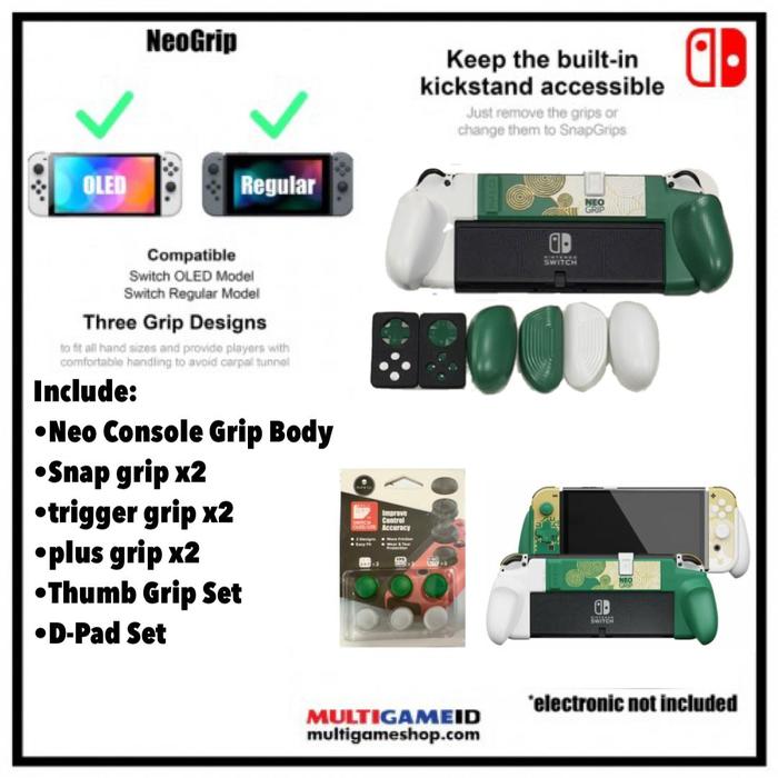 Jual Switch V2 & Oled Skull&Co NEO GRIP include 3set GRIPS - Jakarta ...