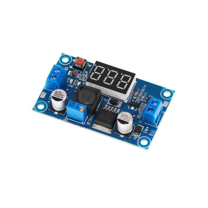 Jual LM2596 DC-DC ADJUSTABLE STEP DOWN 4-40V to 1.3-37V LED VOLTMETER - Jakarta Pusat - KYnetz ...