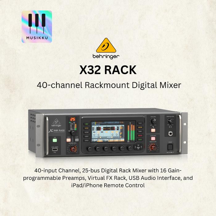 Jual Behringer X32 RACK Digital Mixer - Kota Bandung - Musik_ku | Tokopedia