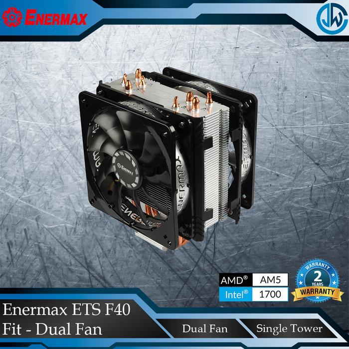 Jual Enermax ETS T40F TB FIT, Single Tower|HSF|Air CPU Cooler - Dual ...