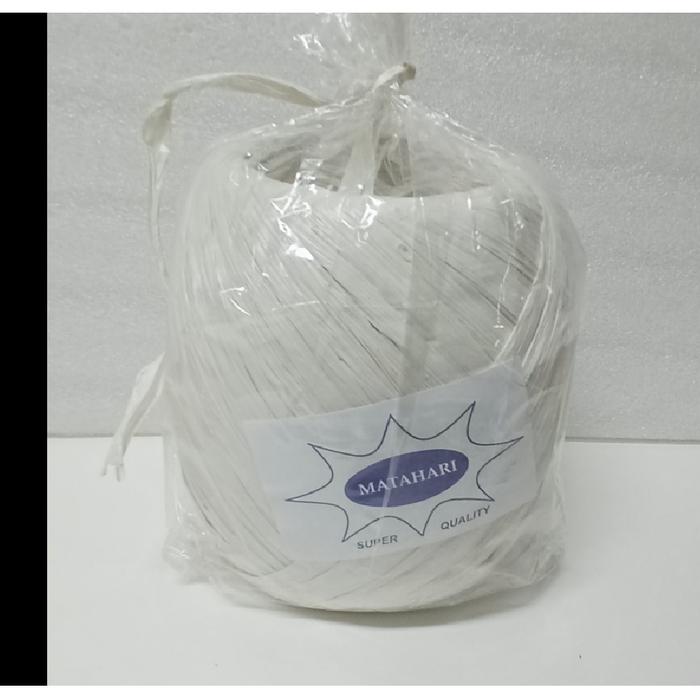 Jual Tali tambang Ikat plastik rafia rapia merah rafiah rapiah warna ...