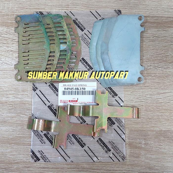 Jual BRAKE PAD SPRING PLAT KAMPAS REM DEPAN TOYOTA HILUX DOUBLE CABIN ...