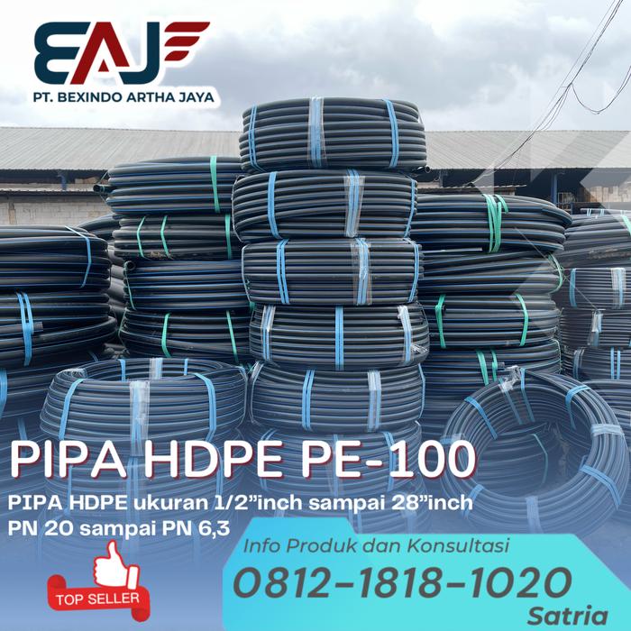 Jual Hdpe / Pipa hdpe 1 Inch / Pipa air bersih / selang Hdpe ukuran 32 ...