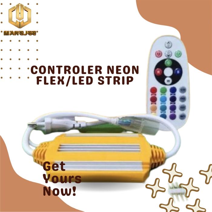 Jual CONTROLER NEON FLEX/LED STRIP RGB AC 220V (4 PIN)/ FLASHER NEON ...
