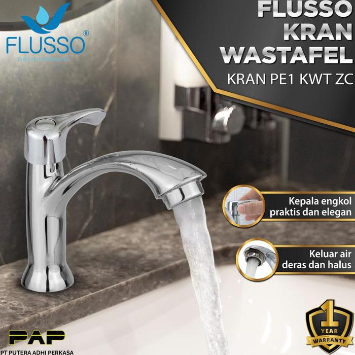 Jual Flusso Kran Wastafel Kran Cuci Tangan Kran Kuningan Kran Dapur ...