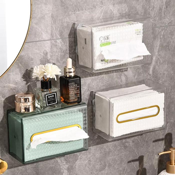 Jual Kotak Tissue Box Gantung Dinding Rak Tempat Tisu Kamar Mandi ...
