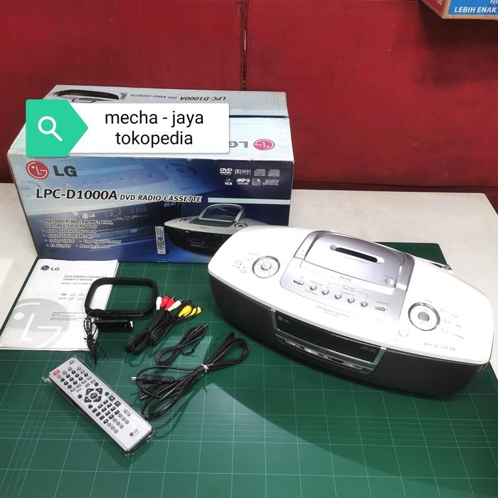 Jual DVD RADIO CASSETTE LG LPC-D1000A BODY MULUS ADA BOX - ANTIK ...