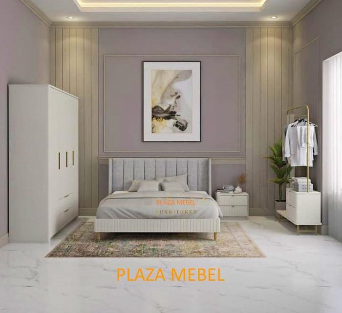Jual BED ROOM SET Munich Putih / Kamar SET Minimalis Modern - Kota ...