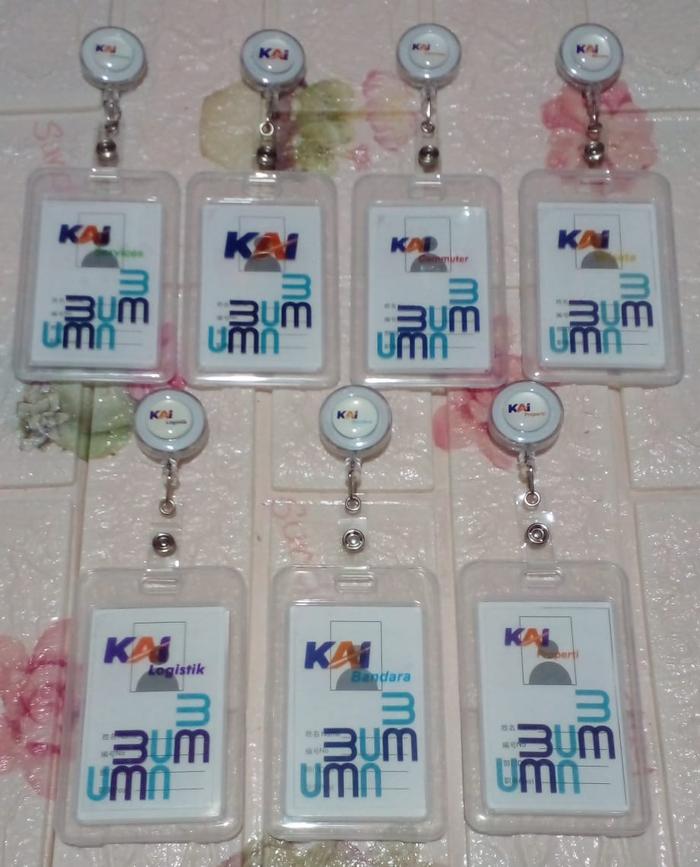 Jual GANTUNGAN YOYO ID CARD KAI (KERETA API INDONESIA) + TEMPAT ID CARD ...