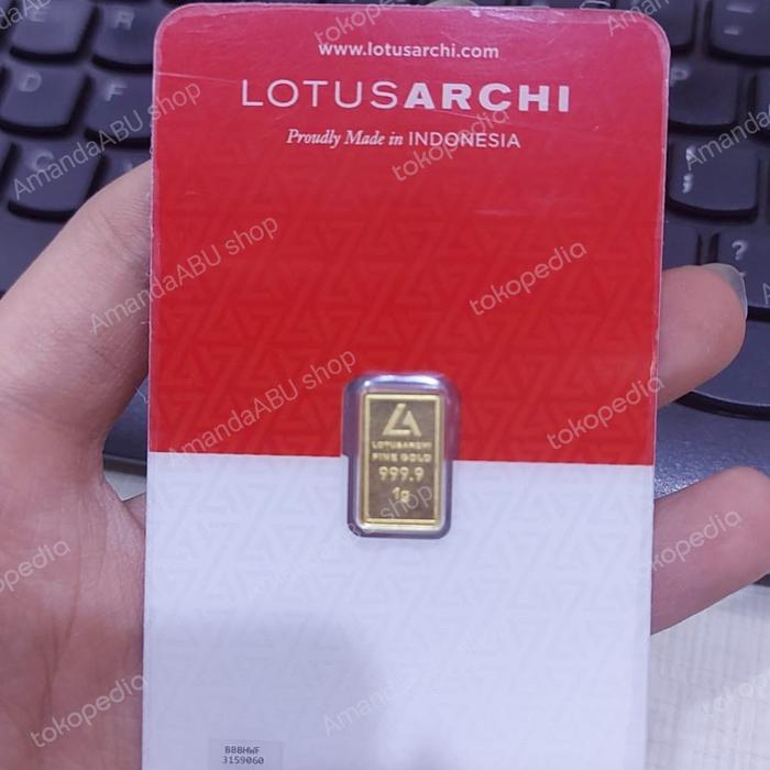Jual Logam Mulia Lotus Archi Merah Putih 1gram - Kota Depok - AmandaABU ...