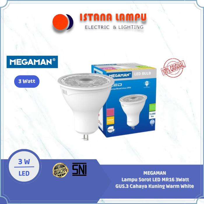 Jual Megaman LED MR16 3w 3000k Warm White - Kota Semarang ...