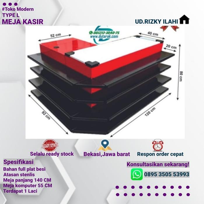 Jual meja kasir minimarket , mesin kasir , rak minimarket - Kab. Bekasi - UD Rizki illahi ...