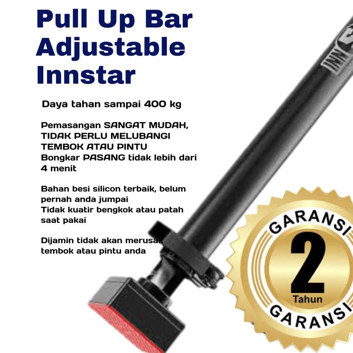 Promo Pull up bar panjang dinding pintu tiang wall door 145-175 cm ...
