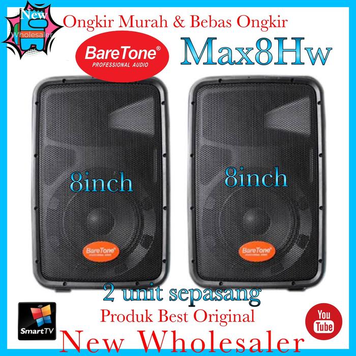 Jual speaker Sound Baretone Max8hw 8 inch Original resmi 2 unit sepasang - Jakarta Barat ...