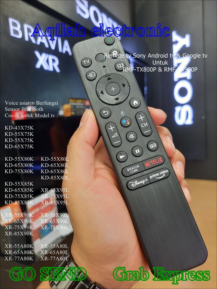 Jual Remote tv Sony android tv google tv voice asisten RMF-TX800P ...