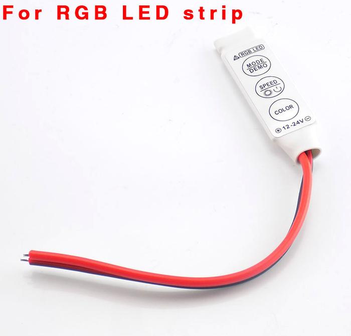 Jual Module LED Strip Controller RGB 12V 24V 5050 3528 Mode Speed ...