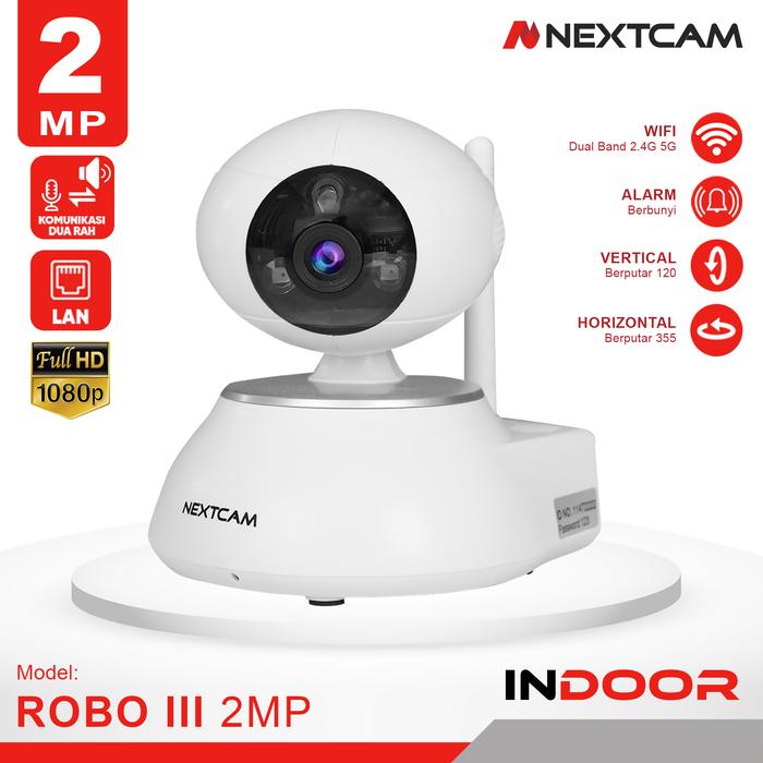 Promo Smart ipc Kamera CCTV WIFI IPCam Indoor Nextcam Tipe ROBO-III ...