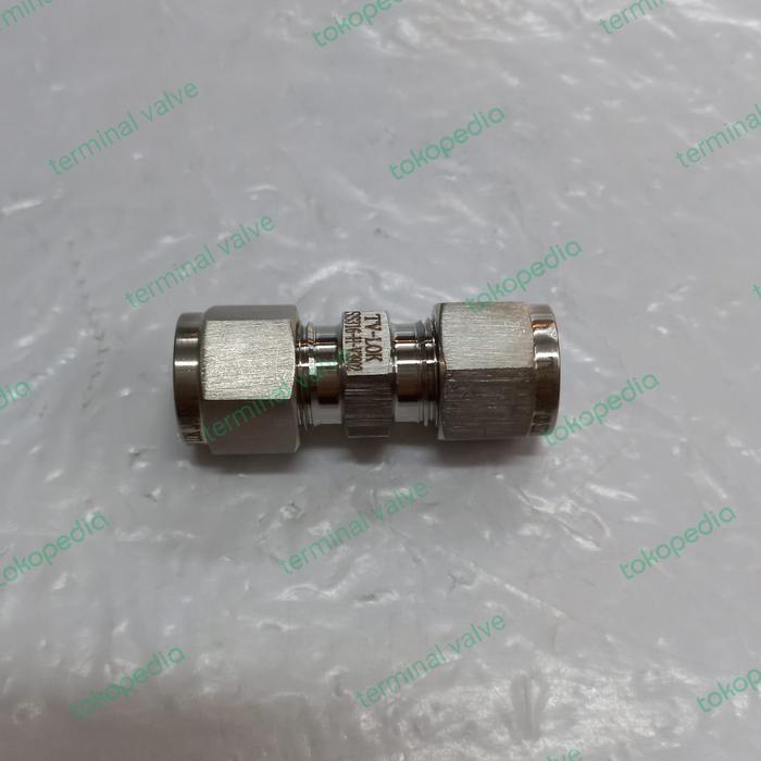 Jual union connector ss316 3/8"/union connector stainless 316 3/8/union 3/8 - Jakarta Barat ...