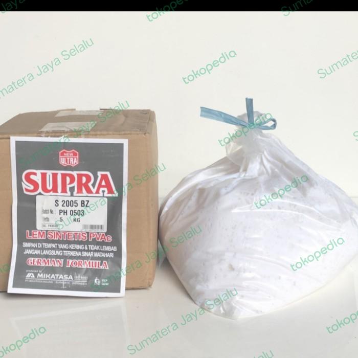 Jual LEM PUTIH SUPRA 5KG LEM PVAC KAYU HPL RACOL KERTAS ISI BANYAK ...