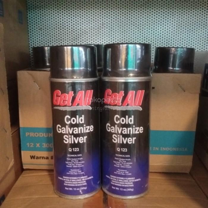 Jual GET ALL COLD GALVANIZE SPRAY SILVER Q123 - Jakarta Barat - adiningrat store | Tokopedia