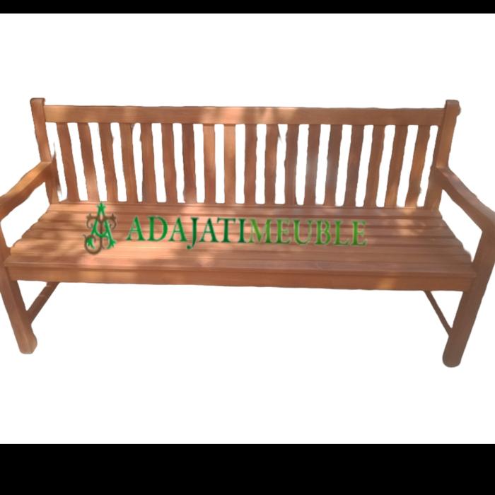 Jual Bangku kebun garden bench kayu jati perhutani mebel outdoor jepara ...