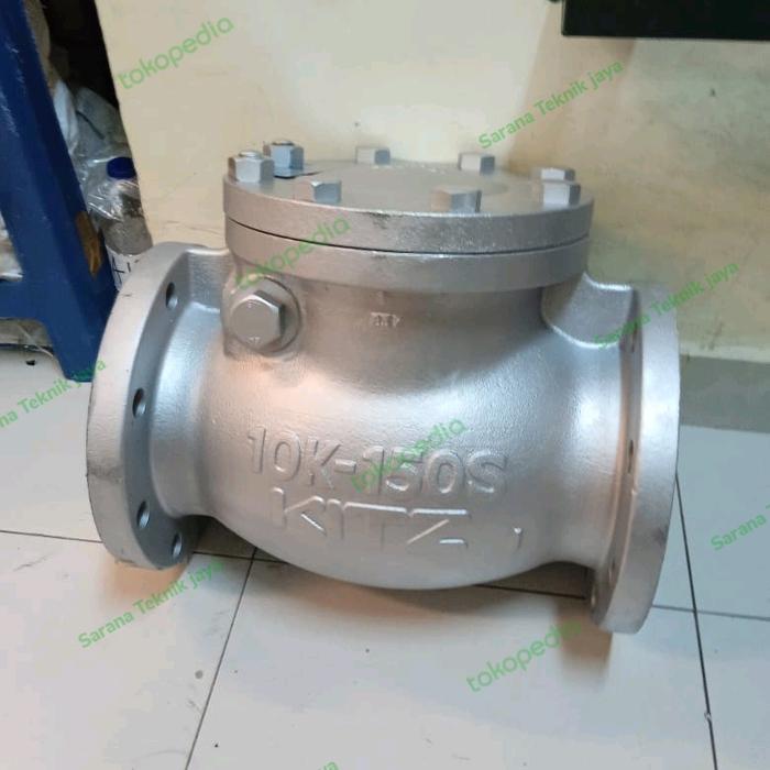 Jual swing check valve 6" kitz jis 10k cast iron DN 150 - Jakarta Barat ...