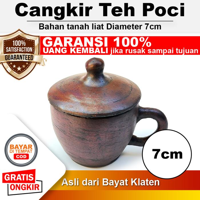 Jual Cangkir Teh Poci Gelas Tanah Liat Gerabah - Kab. Sleman - Modemku ...