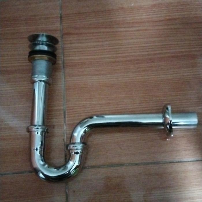 Jual sipon apur wastafel model tekan merk Toto / leher angsa wastafel ...