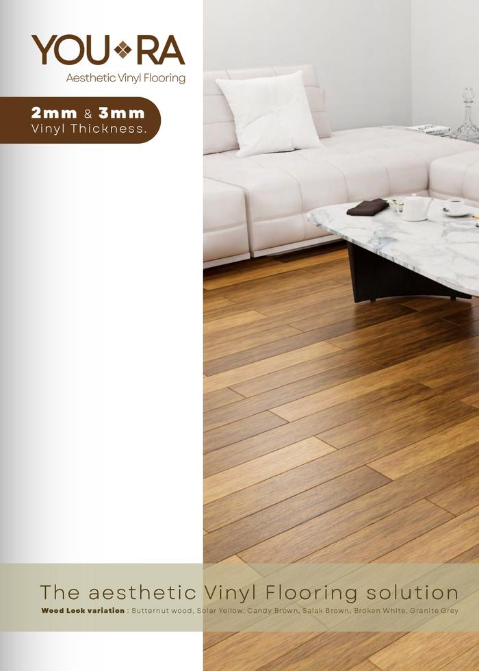 Jual Vinyl Plank Youra Premium 3mm | Vinyl lantai Motif Kayu Korea ...
