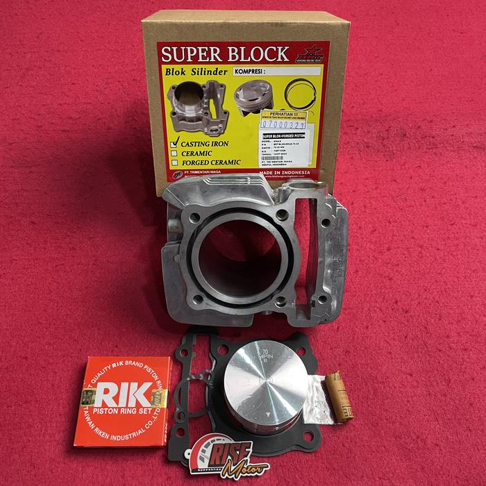 Jual BLOK SEHER BRT NMAX AEROX 70 PEN 14 FORGED DOUBLE COOLER - Kota ...