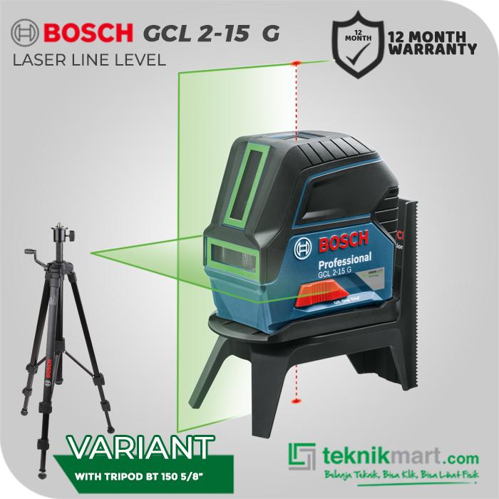 Promo Bosch Laser Line Level / Laser Garis Waterpass 15Meter GCL 2-15 G ...