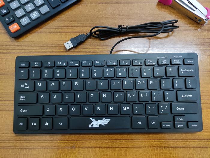 Jual Keyboard Mini Multimedia USB K-One KB-3276 With Fn Keys - Jakarta ...