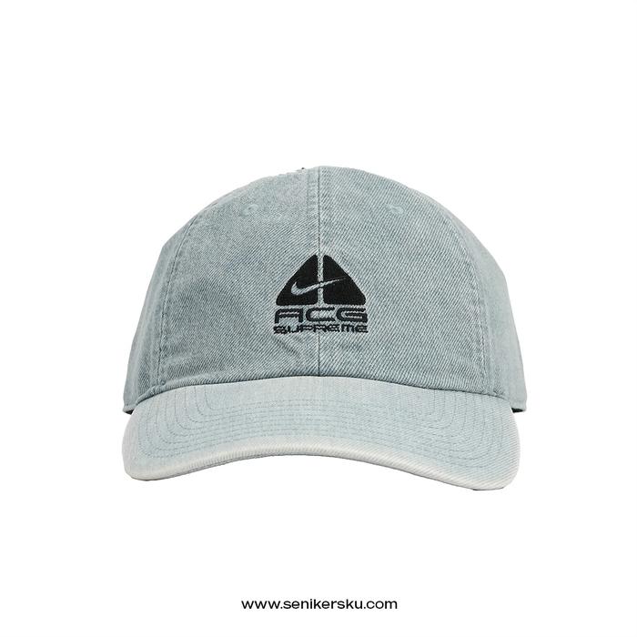 Promo Supreme Nike ACG Denim 6 Panel Washed Blue Cap (100% Authentic) Cicil 0% 3x - Jakarta ...