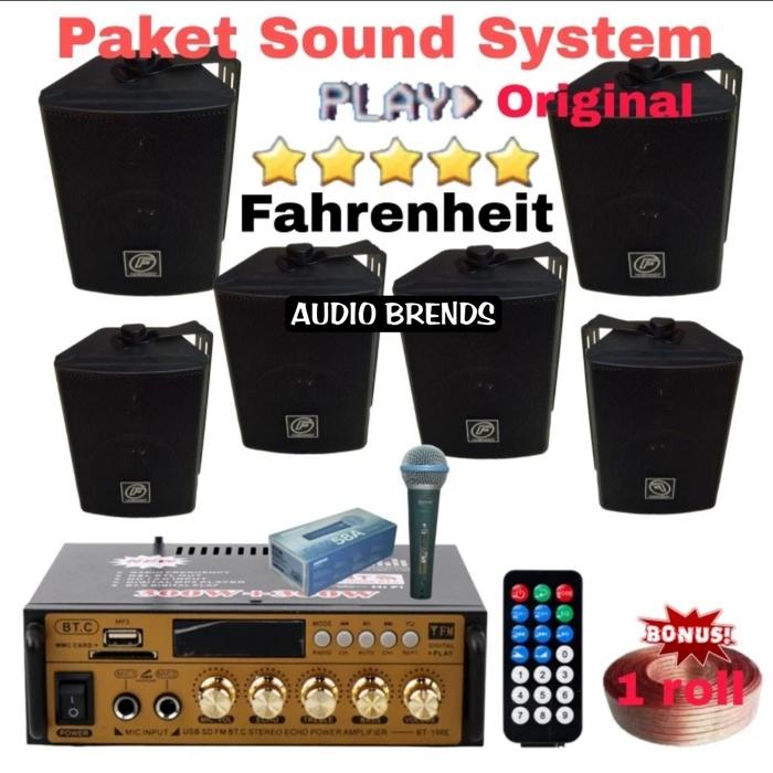 Jual PAKET SOUND SYSTEM SPEAKER FAHRENHEIT UNTUK CAFE RESTORAN ...