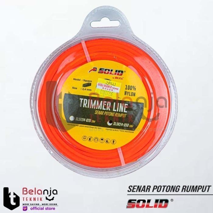 Jual Solid Tali Senar Potong Rumput 2.4 MM X 50 Meter Nylon Trimmer ...