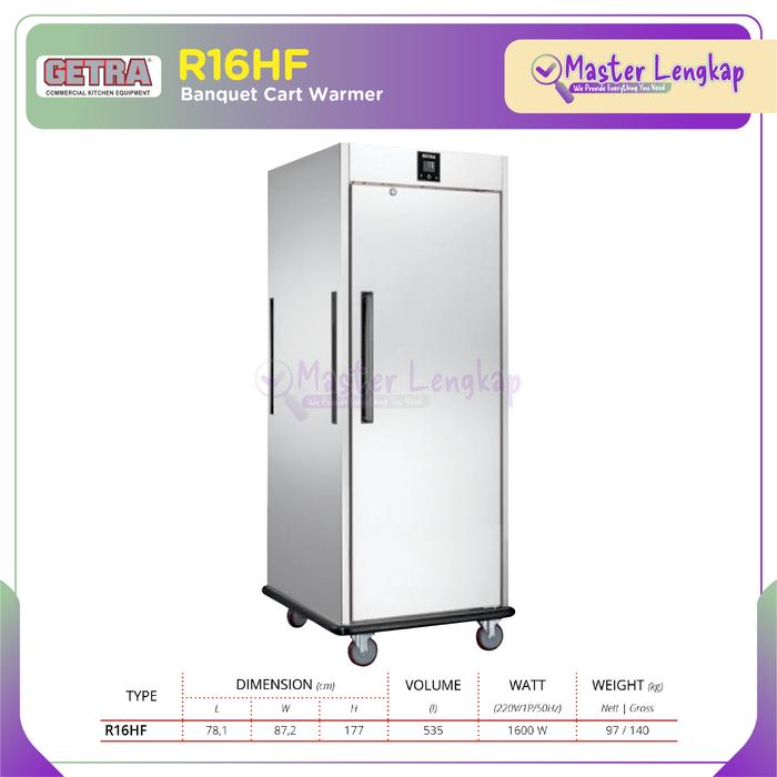Jual GETRA BANQUET CART WARMER R16HF / R16 HF / R 16HF / R 16 HF ...