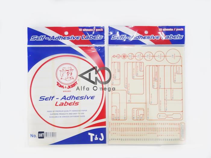 Jual Sticker Stiker Label Tom and Jerry No 107 18x50mm - Jakarta Barat ...
