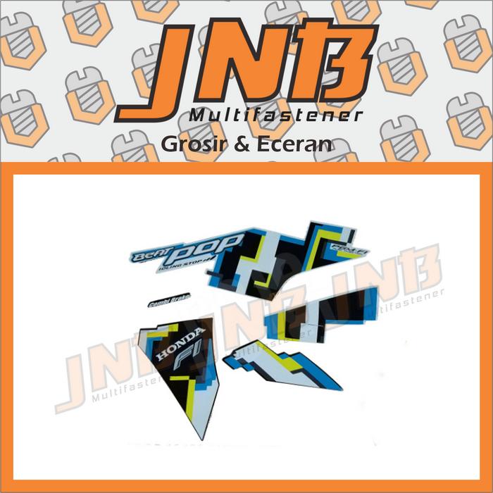 Jual Sticker Striping Honda Beat 2016 POP CW Lis Les Polet Body Motor ...