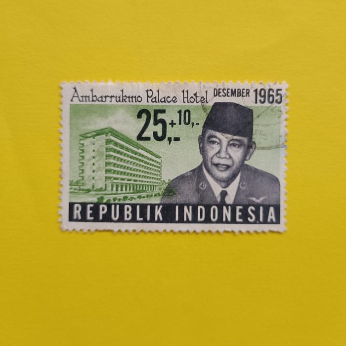 Jual Perangko Kuno Soekarno Ambarrukmo Palace Hotel 1965 - Jakarta ...