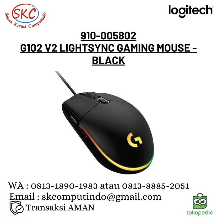 Jual Logitech 910-005802 G102 V2 Lightsync Gaming Mouse - Black - Jakarta Barat - Sukses Kreasi ...