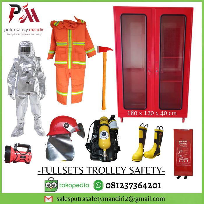 Jual FULLSETS LEMARI K3 FIRE CABINET LIST KARET KELENGKAPAN APD PEMADAM ...
