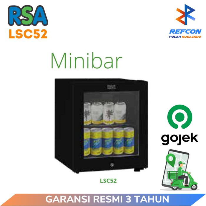Promo Showcase Mini Bar RSA LSC52 / LSC 52 Display Cooler Portable 52 ...